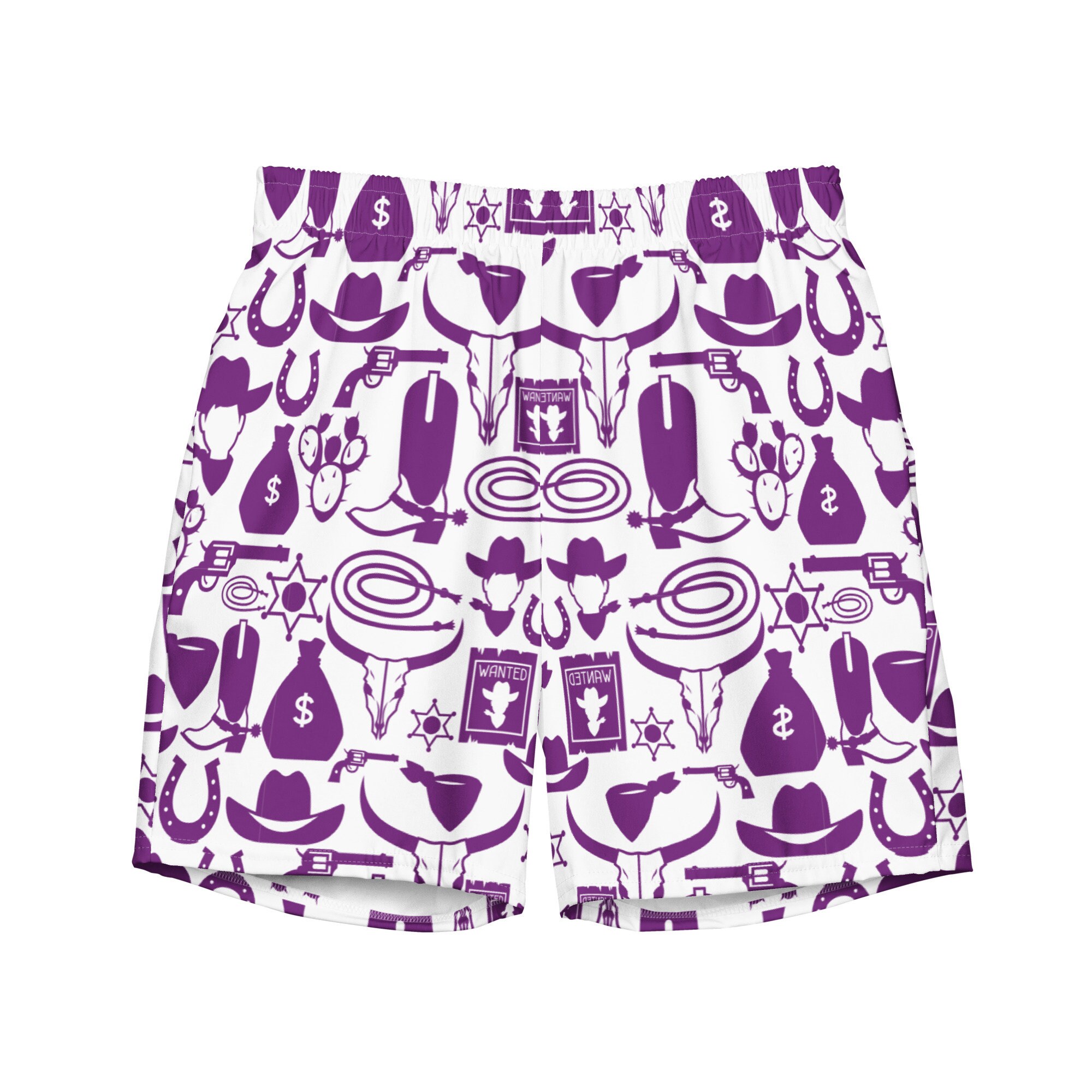 Western Men's Swim Trunks, Cowboy Men's Swim Shorts, Men's Swim Trunks ...