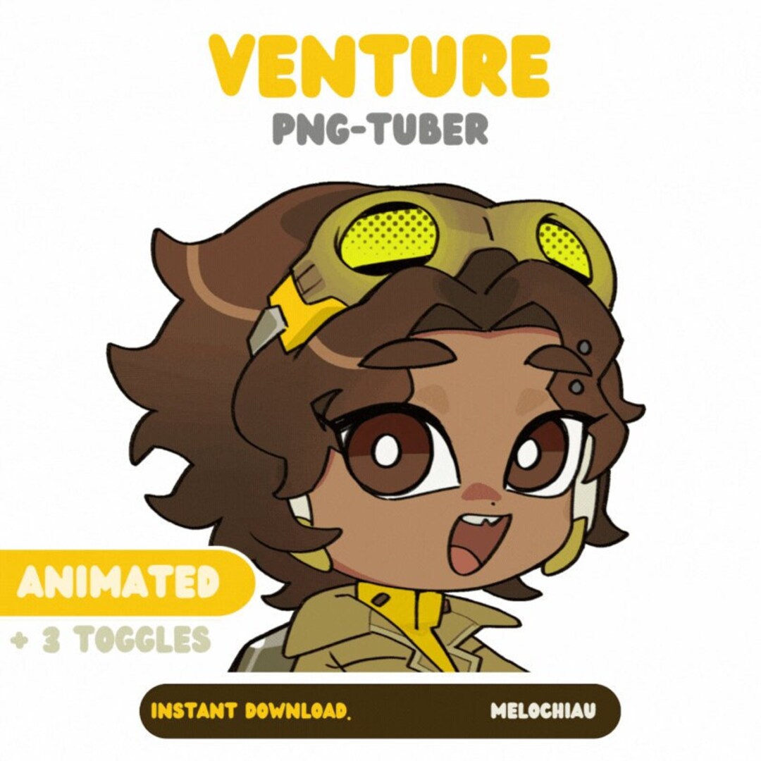 Venture Overwatch 2 Pngtuber | Twitch Streamer | Youtube | Obs | Chibi ...