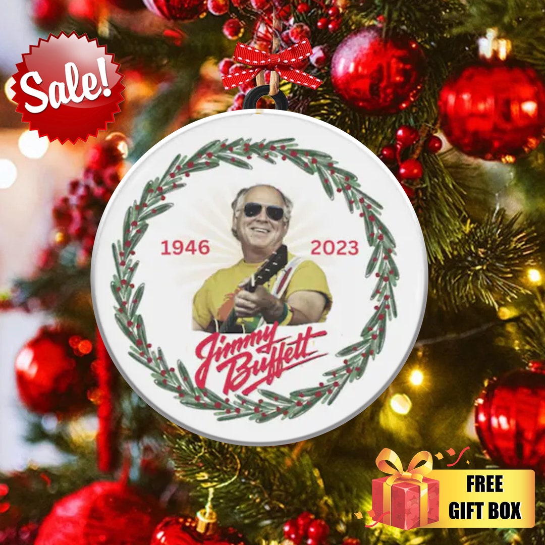 Jimmy Buffett Memorial Ornament Cheeseburgers in Paradise - Etsy
