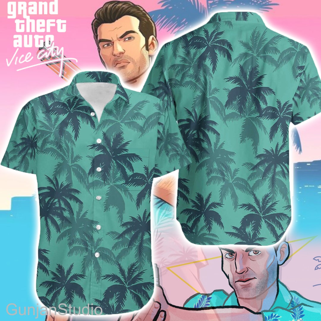 Tommy Vercetti Hawaii Shirt Tommy Vercetti Tropical Hawaiian - Etsy