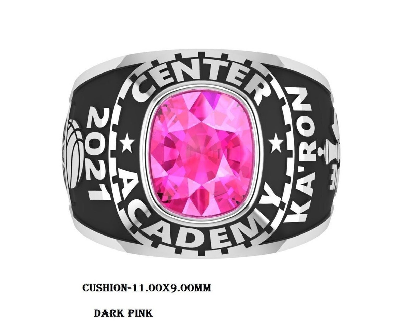 Custom Class Ring, Graduation Gift Ring High School Lass Ring ...