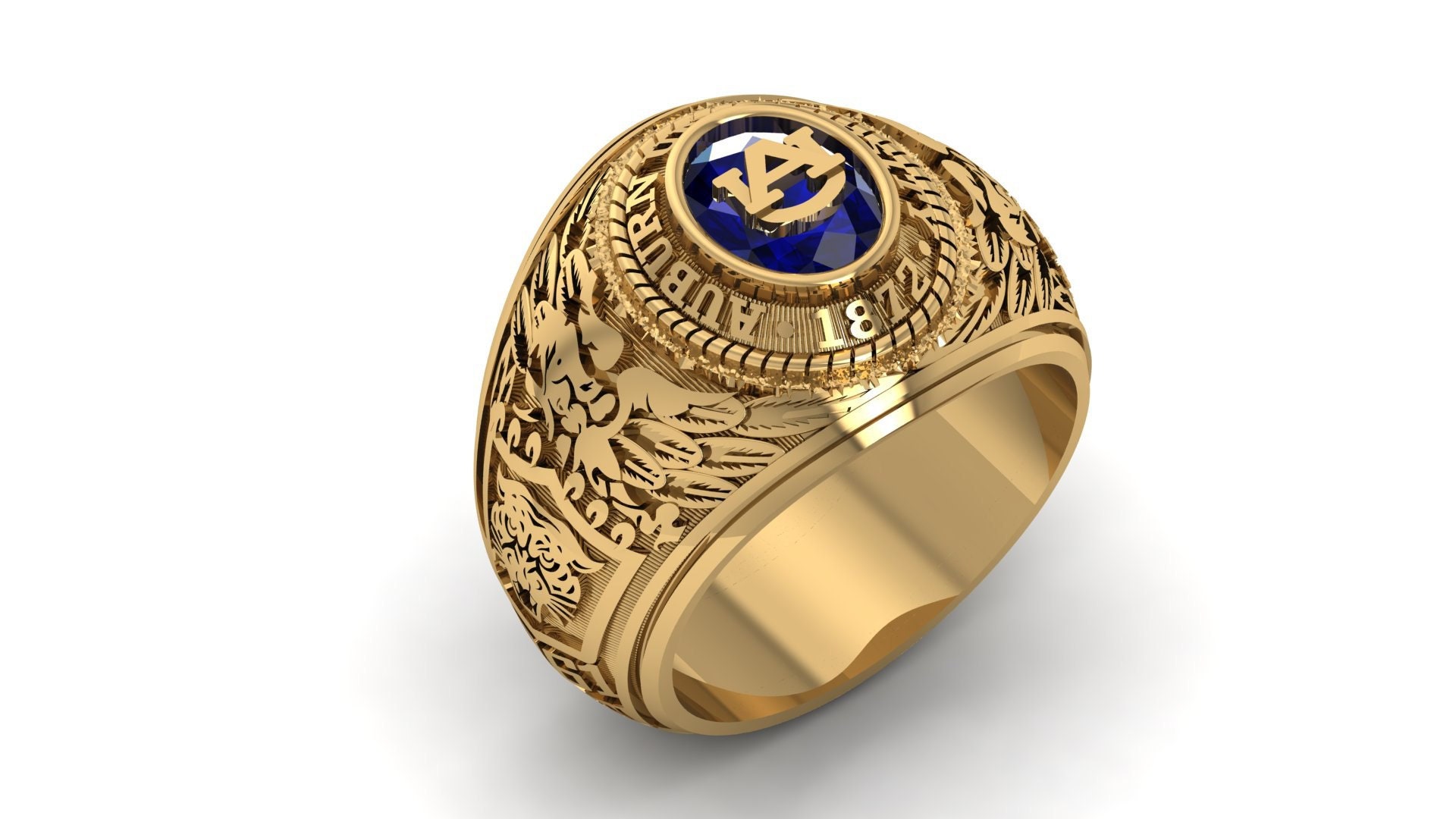 Custom Class Ring, Graduation Gift Ring High School Lass Ring ...