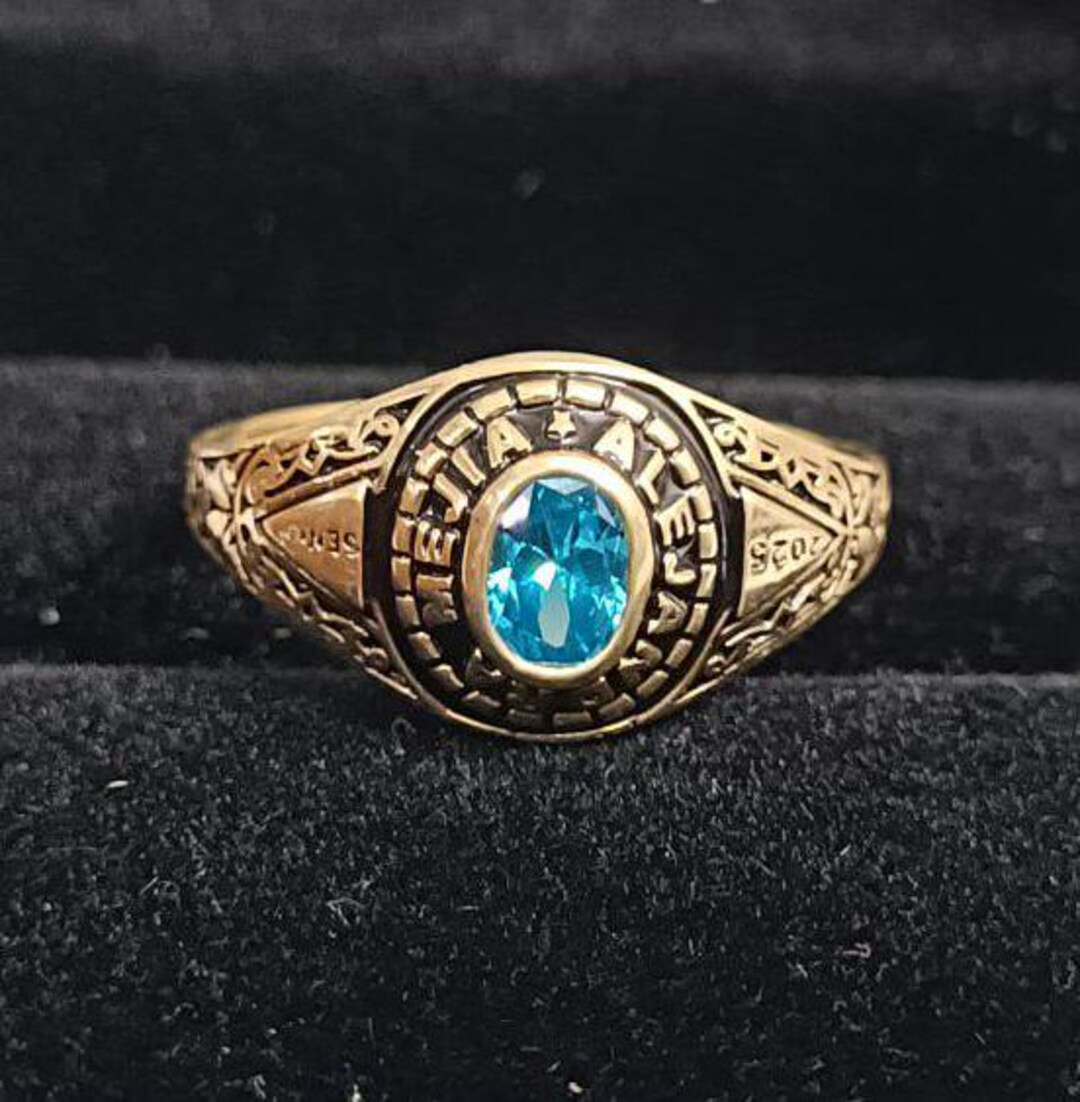 School & College Class Ring, Graduation Gifts for Son, Customized 925 ...