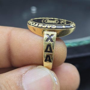 Anderson University Ladies Dinner Ring Celestrium Yellow Gold Alloy ...