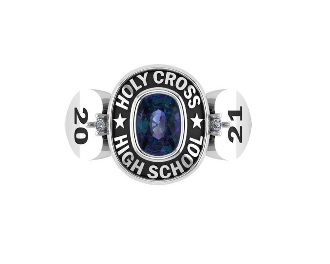 High School Class Ring 2021 Custom Graduation Ring Personalized Senior ...