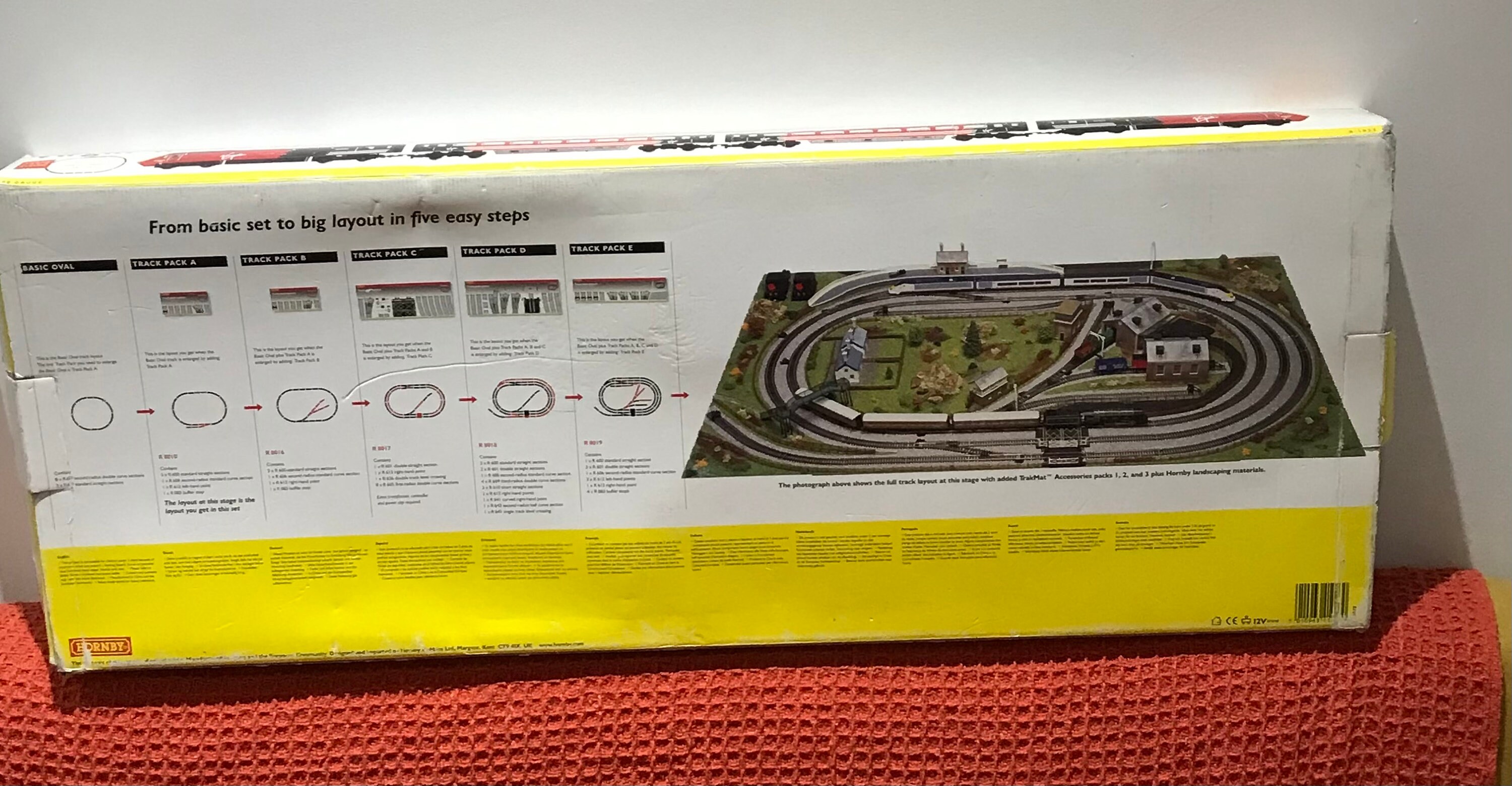 Hornby Virgin HST 125 Complete Train Set - Etsy UK