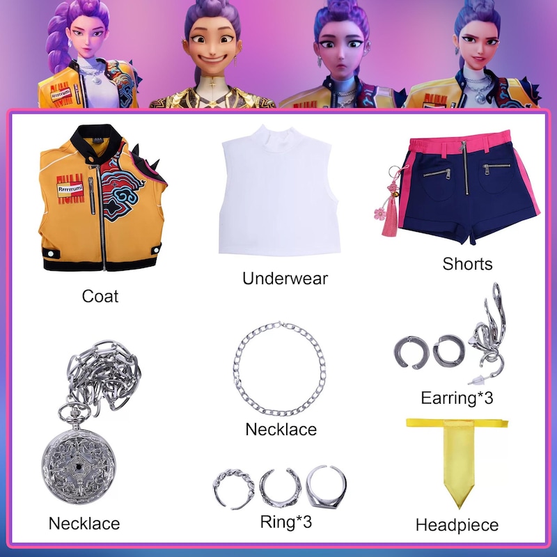 Kpop demon hunters costume - Etsy.de