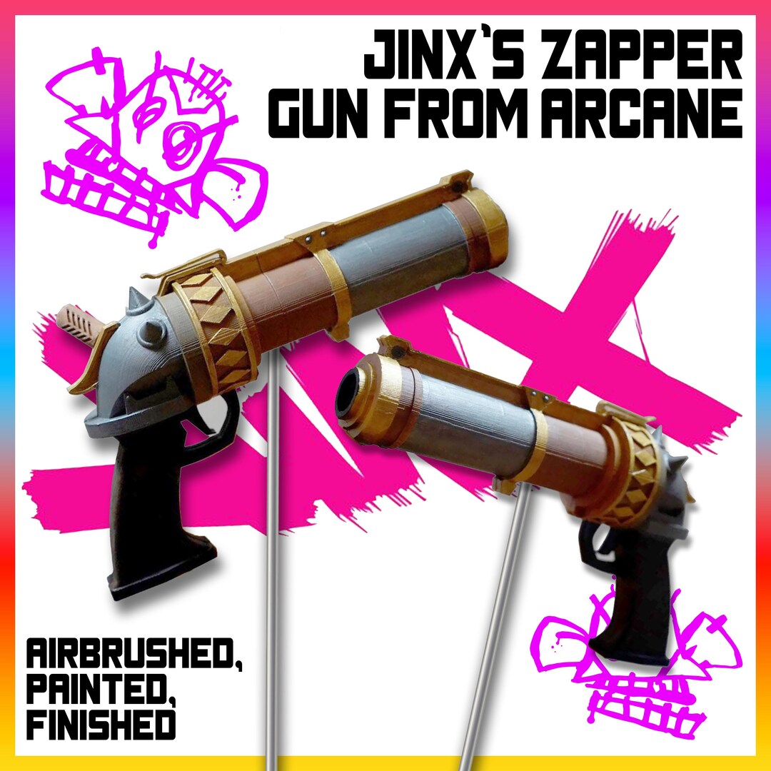 Jinx Zap Blaster Prop (pre 3d-printed Physical Model) - Etsy UK