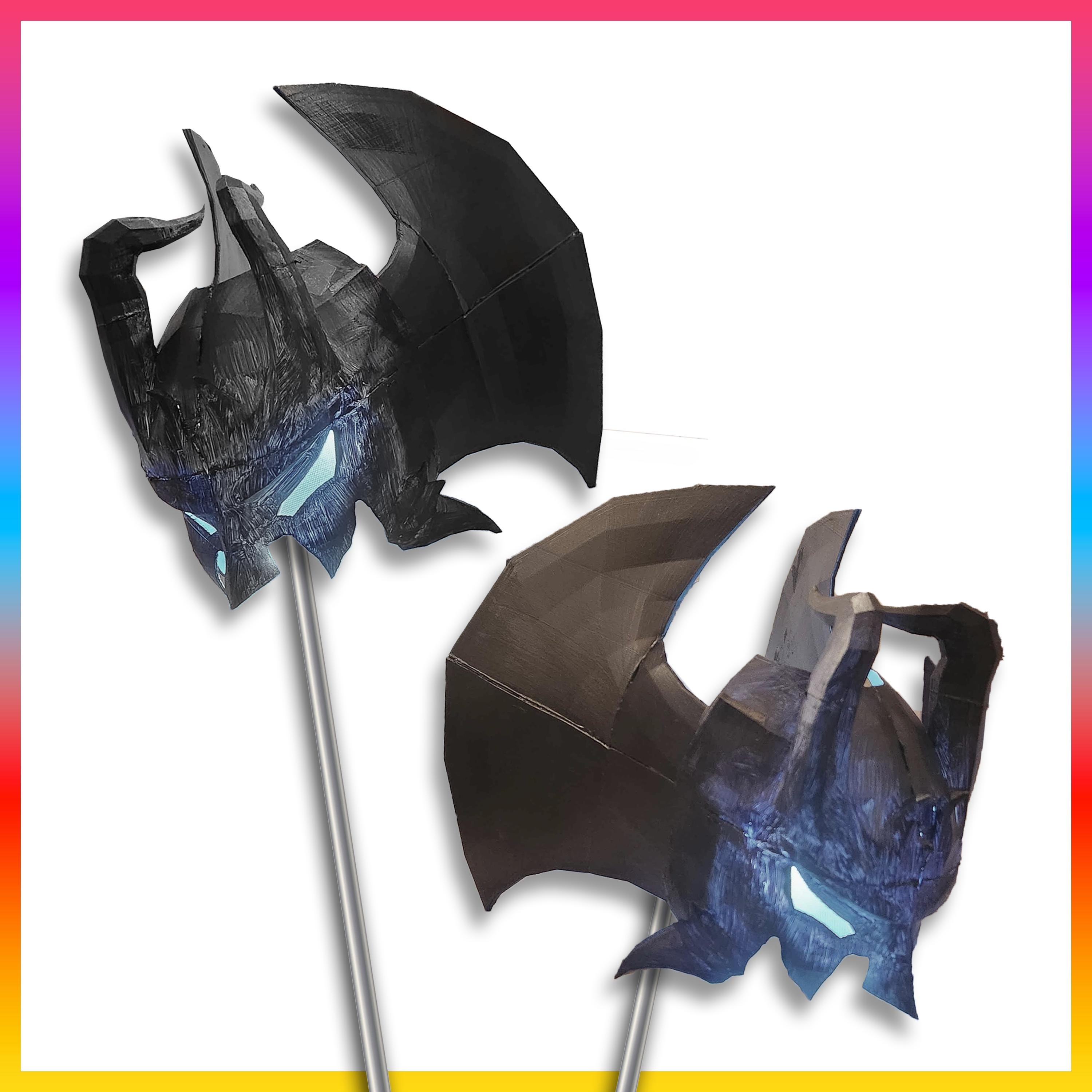 Devilman Crybaby Mask With LED Eyes (pre 3d-printed Physical Mask) - Etsy