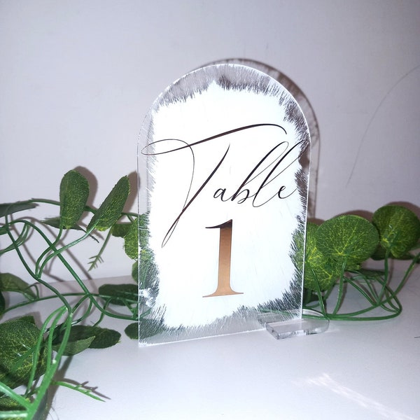 Wedding Table Marker - Etsy UK