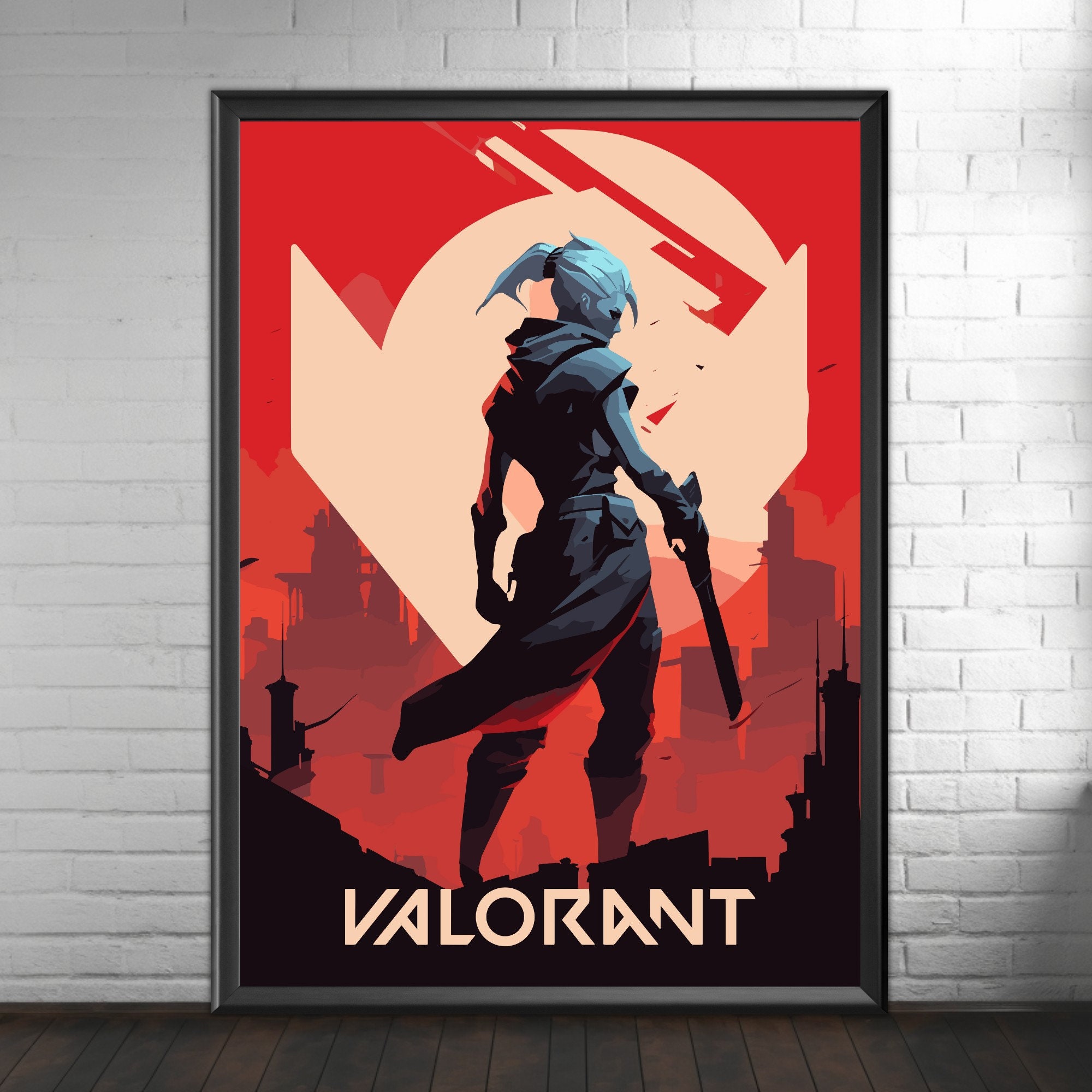Valorant Poster, Valorant Gaming Room Poster, Minimalist, Gaming Poster ...
