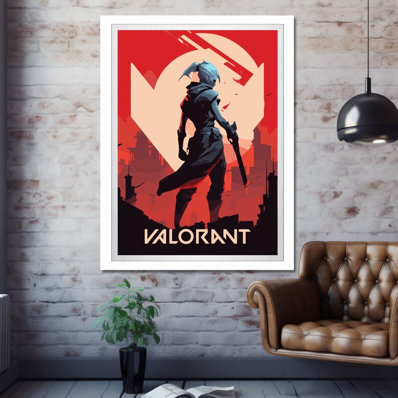 Valorant Poster Valorant Gaming Room Poster Minimalist - Etsy Canada