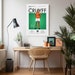 Johan Cruyff Print, Johan Cruyff Poster, Football Gift, Sports Poster ...