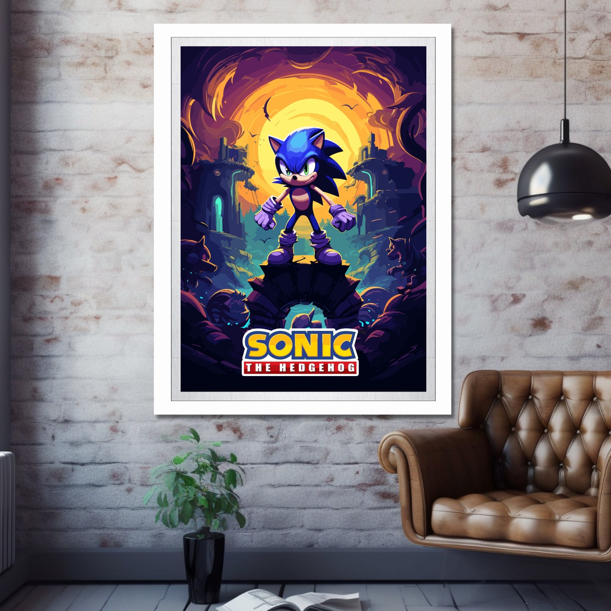 Sonic The Hedgehog Poster, Sonic Poster sold by Hazen Becker | SKU ...