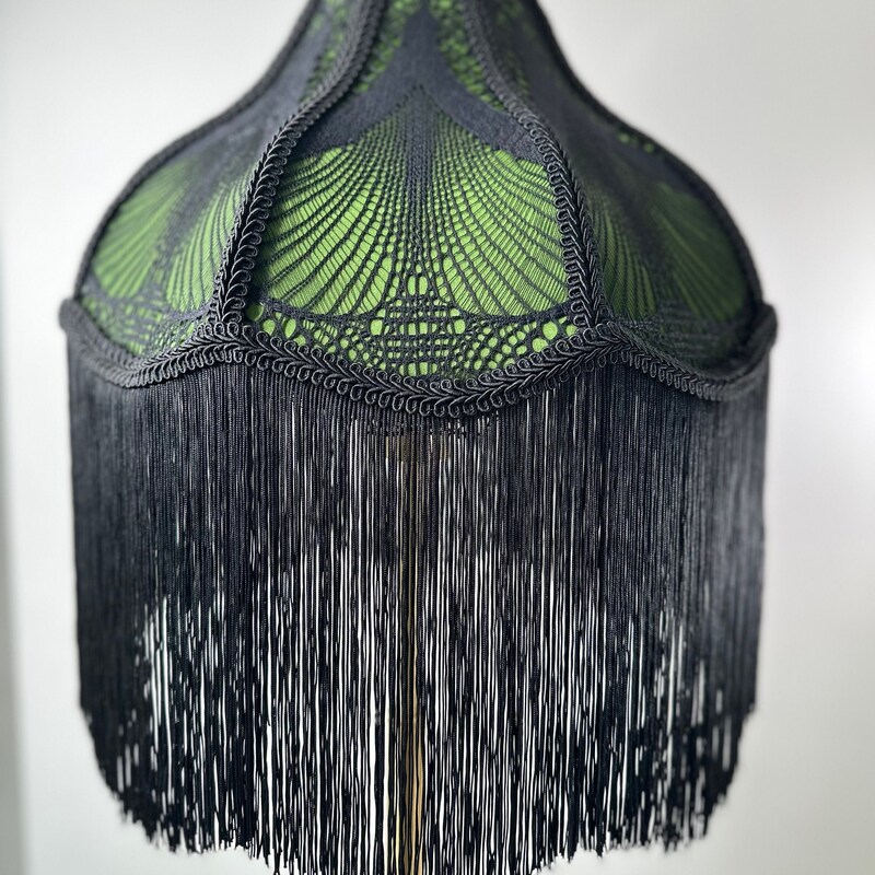 Fringed Lampshade - Etsy UK