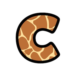 Safari-themed Alphabet and Numbers - Printable Letters - Perfect for ...