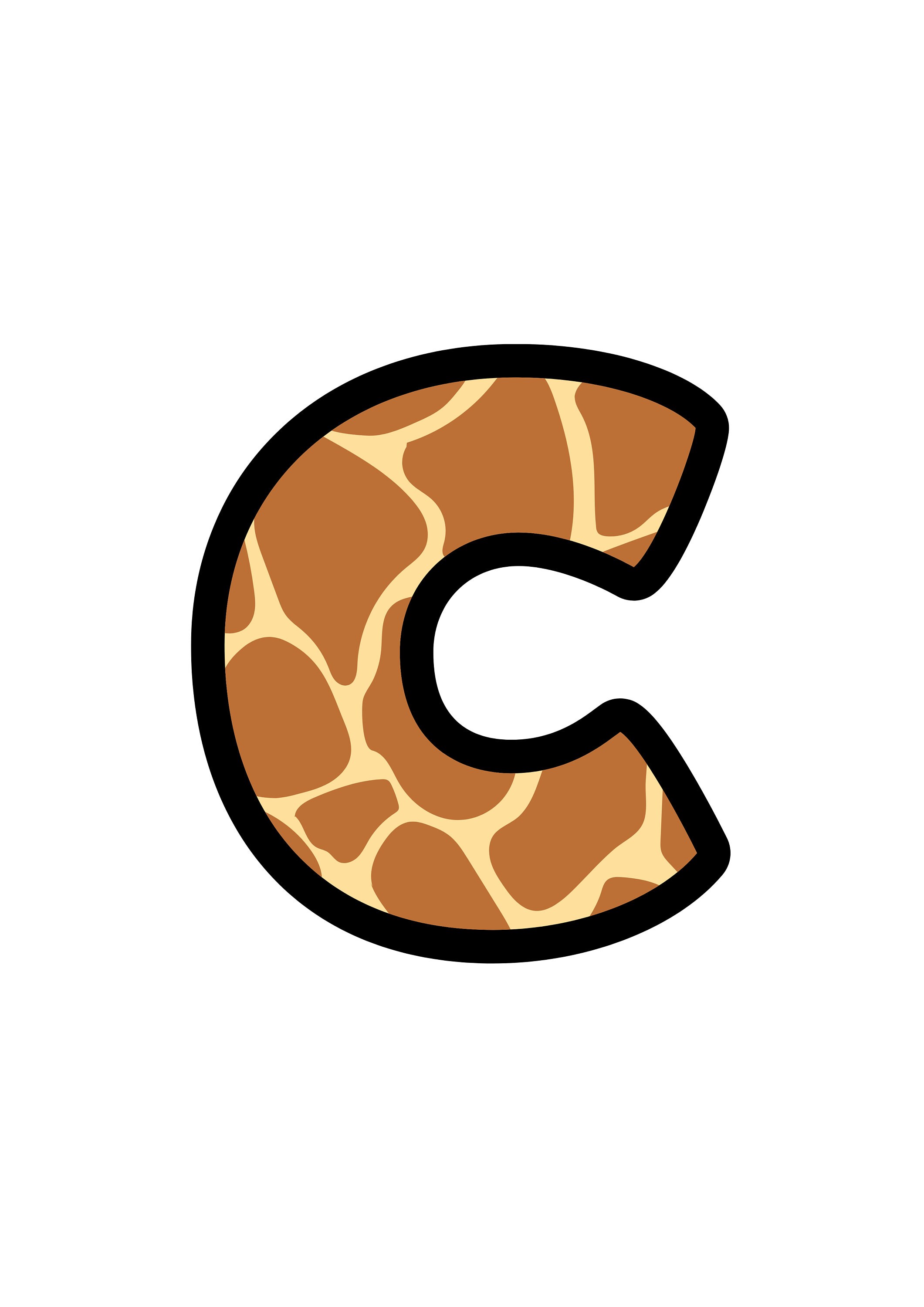 Safari-themed Alphabet and Numbers - Printable Letters - Perfect for ...