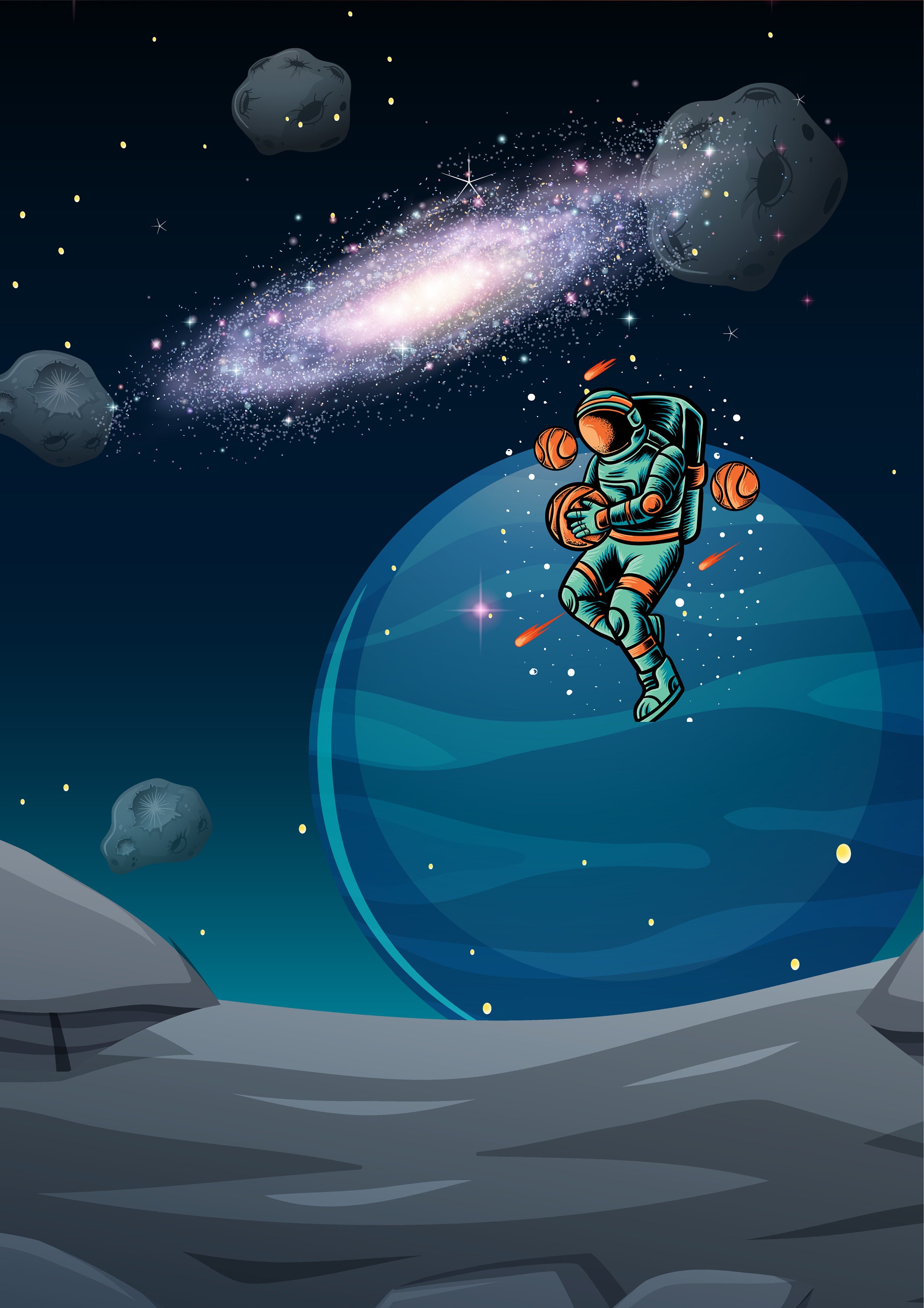 Space Adventure Printable Posters Set of 10 Cosmic Prints for Kids - Etsy