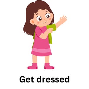 Morning Routine Flashcards | 45 Printable Cards | Boy & Girl Versions ...