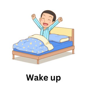 Morning Routine Flashcards | 45 Printable Cards | Boy & Girl Versions ...