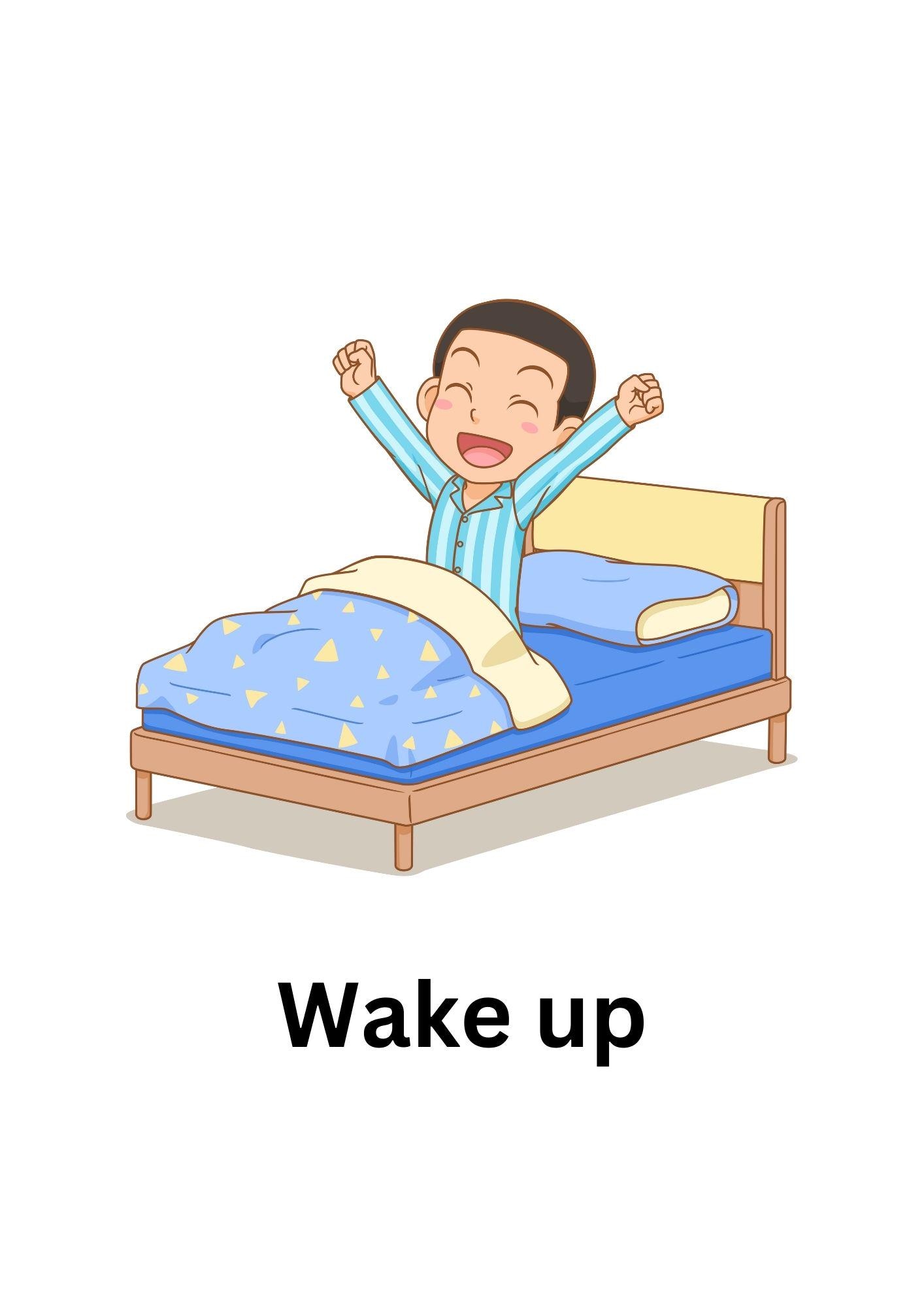 Morning Routine Flashcards | Kids Daily Visuals (printable) - Etsy
