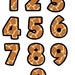 Safari-themed Alphabet and Numbers - Printable Letters - Perfect for ...
