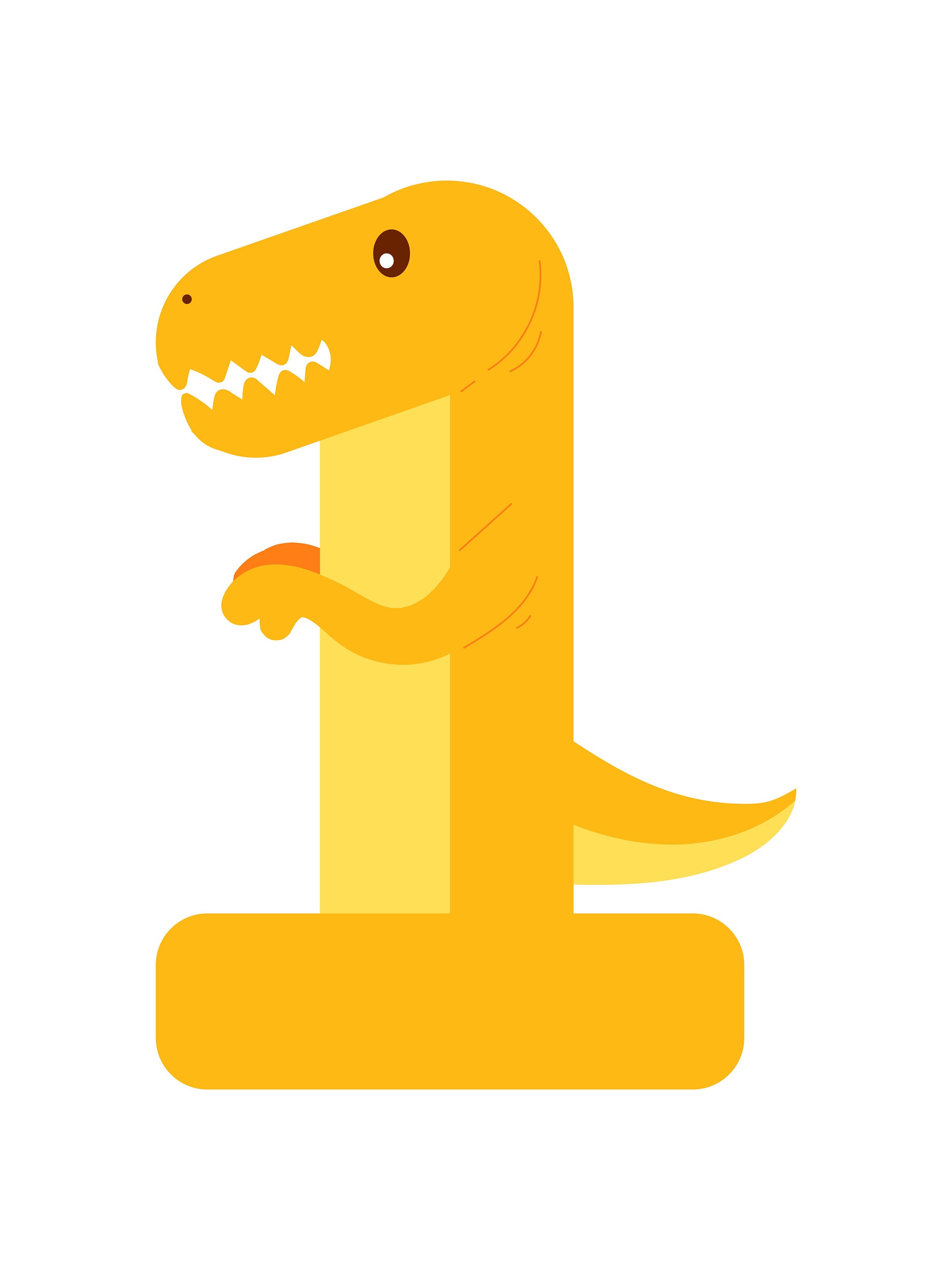 Dinosaur Printable Numbers: Adorable Dinosaur Numbers for Kids - Etsy