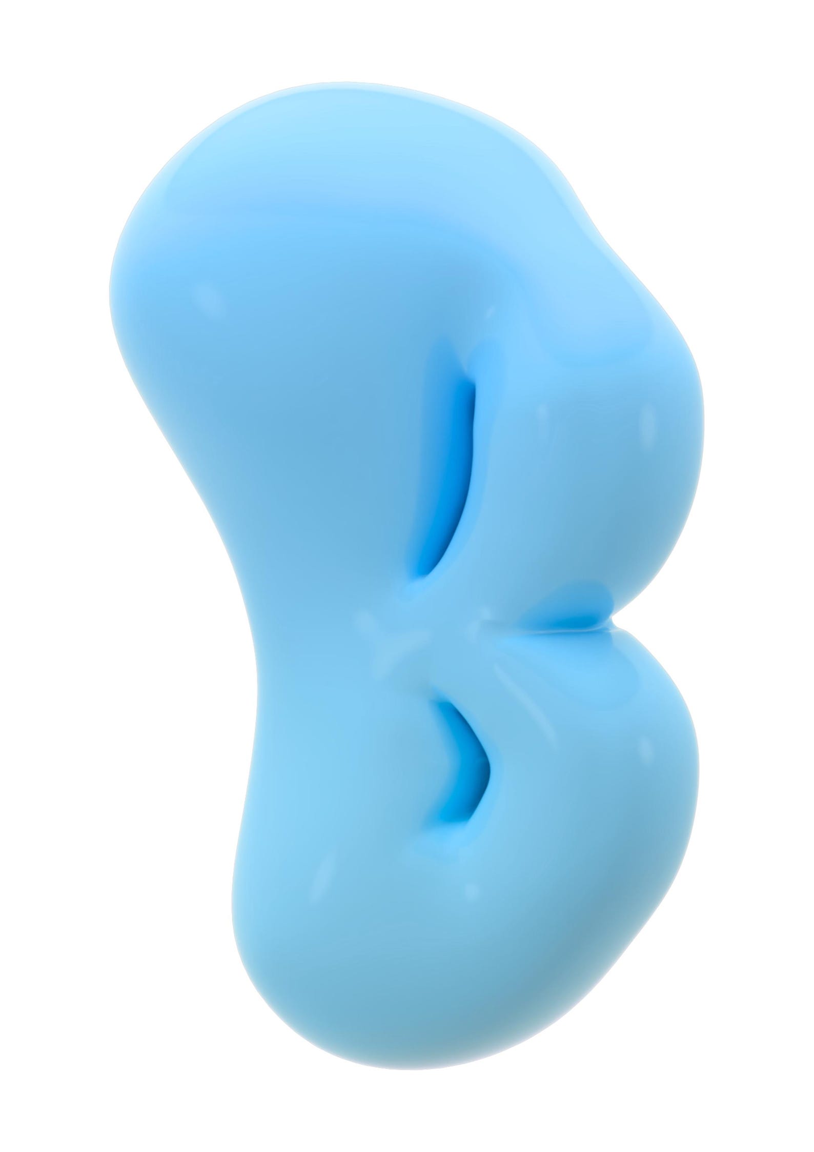 Blue Bubbly Alphabet Printable | Transparent Kids Letters (digital ...