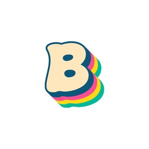 Groovy Colorful Alphabet Printable | Retro Kids Letters | Digital ...