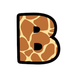 Safari-themed Alphabet and Numbers - Printable Letters - Perfect for ...