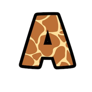 Safari-themed Alphabet and Numbers - Printable Letters - Perfect for ...