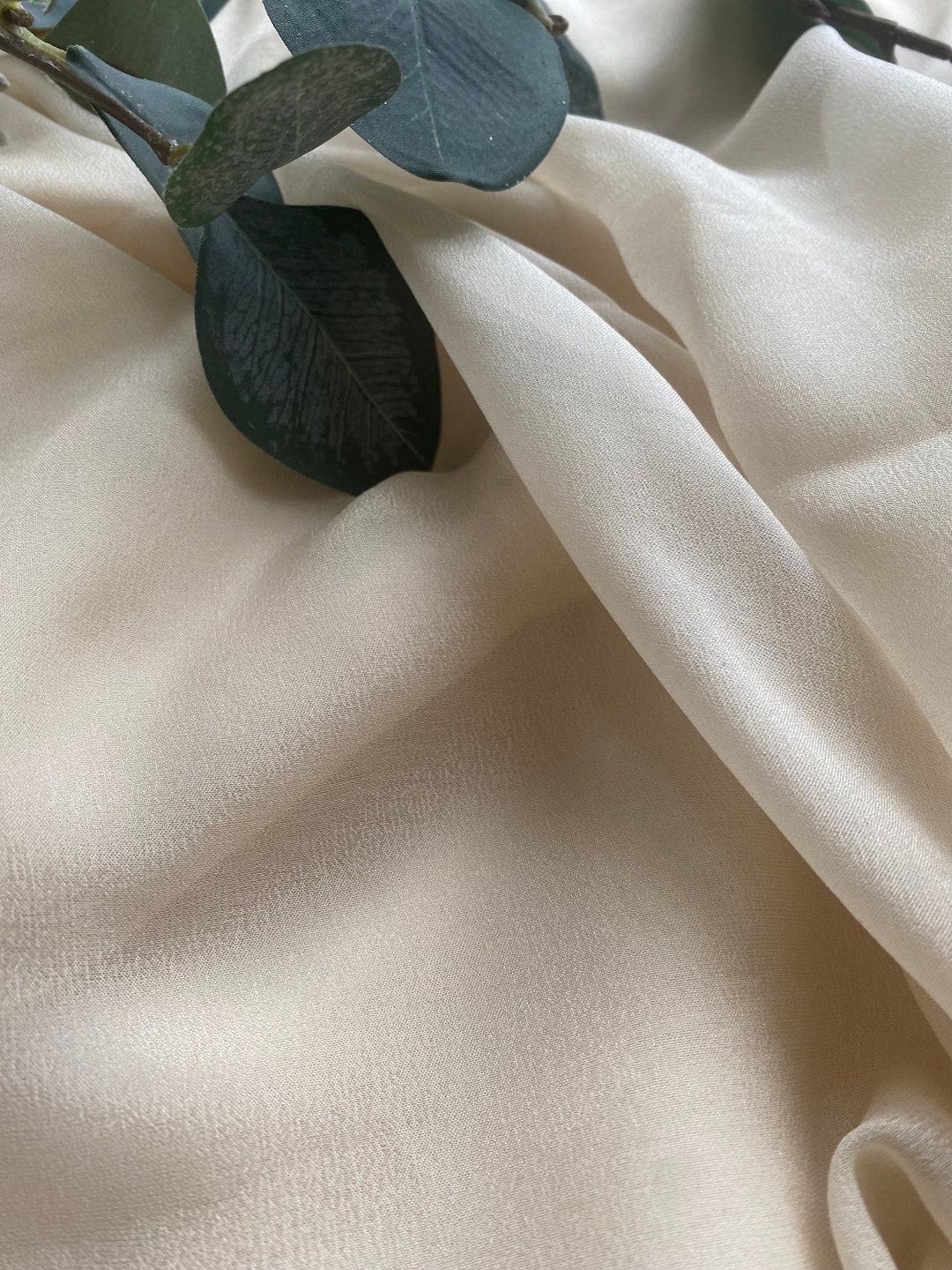 Silk Chiffon Fabric -luxe British Designer Brand Deadstock - Etsy