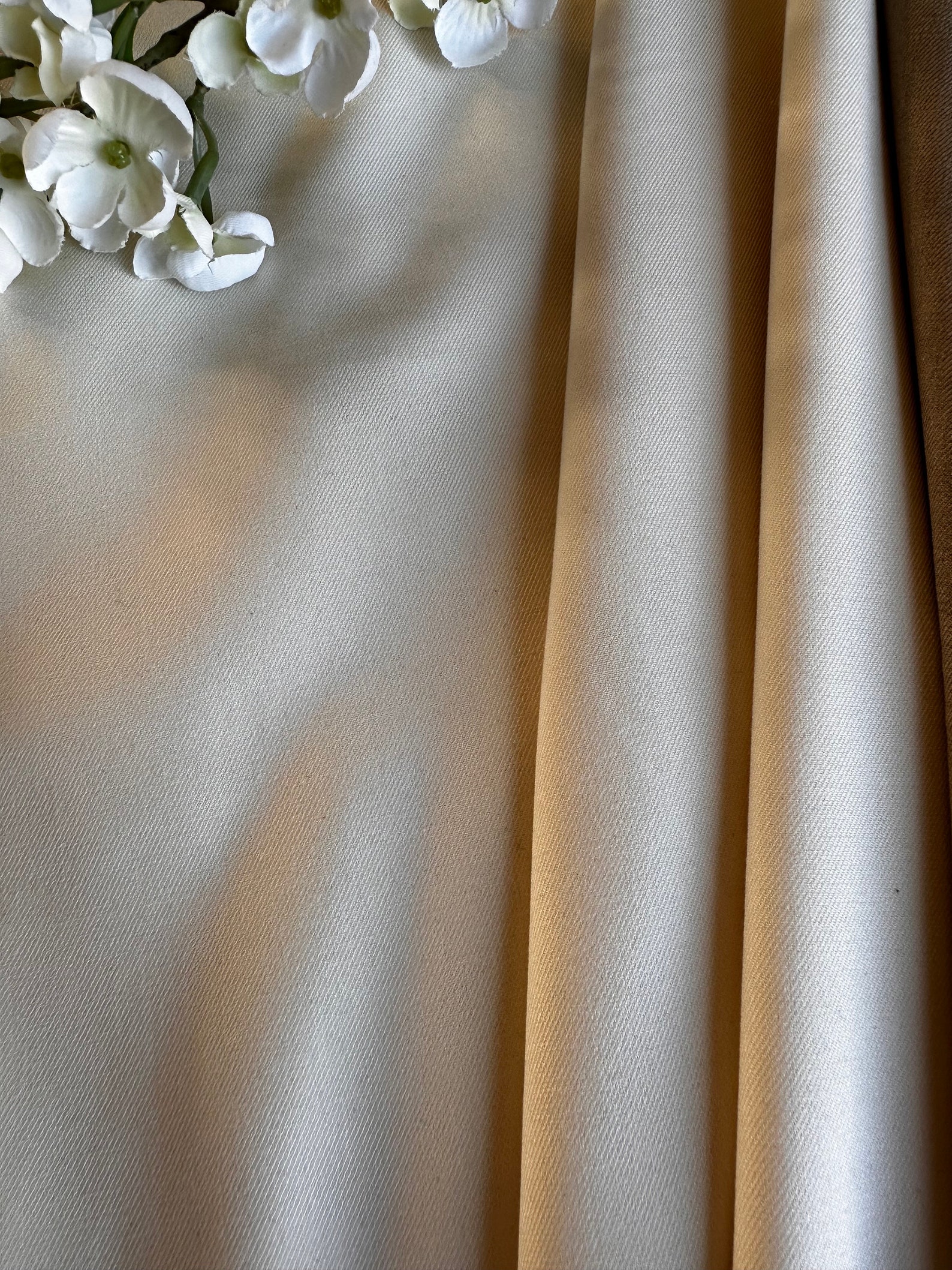 Organic Soft Woven Bamboo Fabric- Cream/ Sand Tones - Etsy