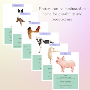 Printable Farm Animals Scavenger Hunt: Kids Educational Activity (PDF ...
