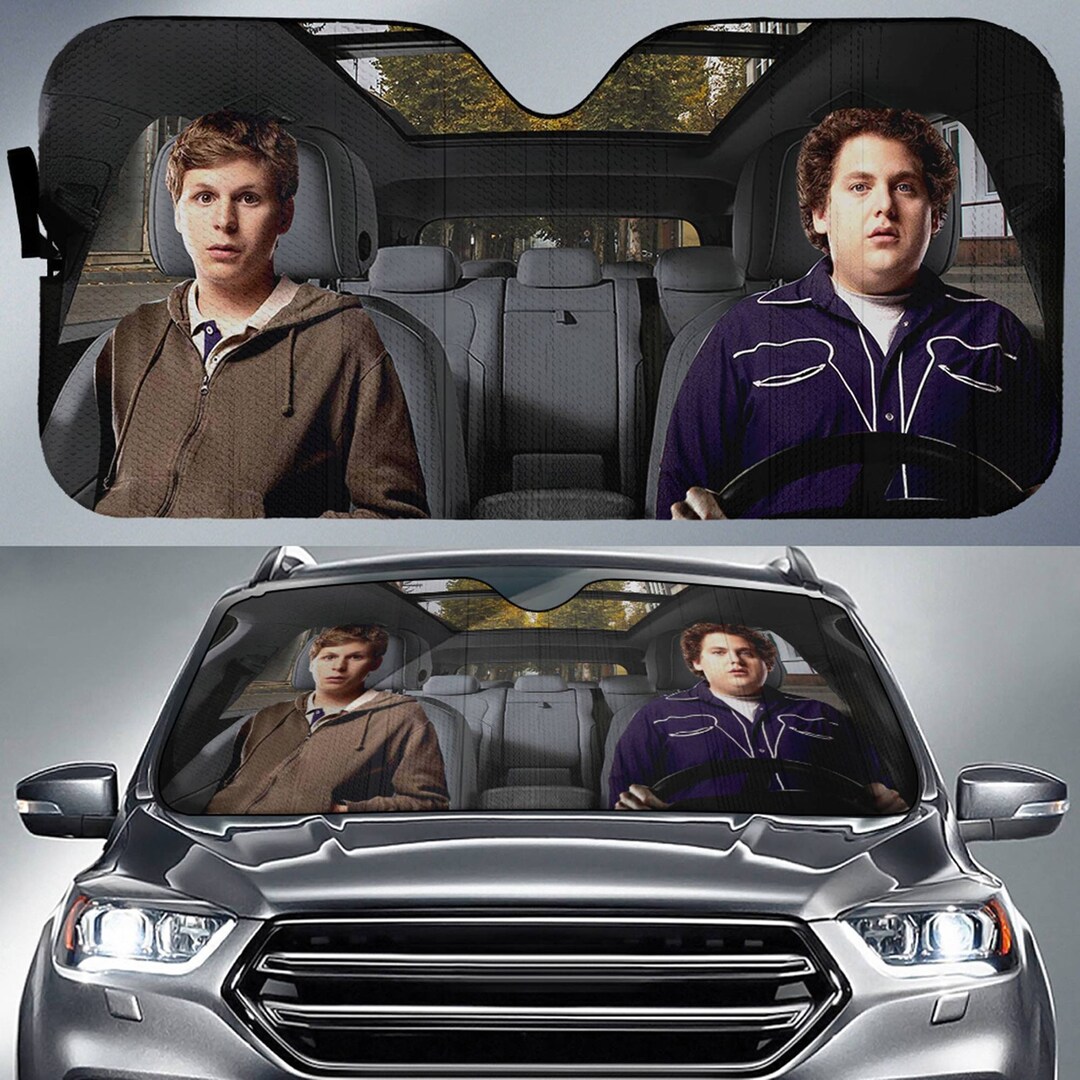 Superbad Movies Seth and Evan Car Sun Shade. Car Windshield - Etsy