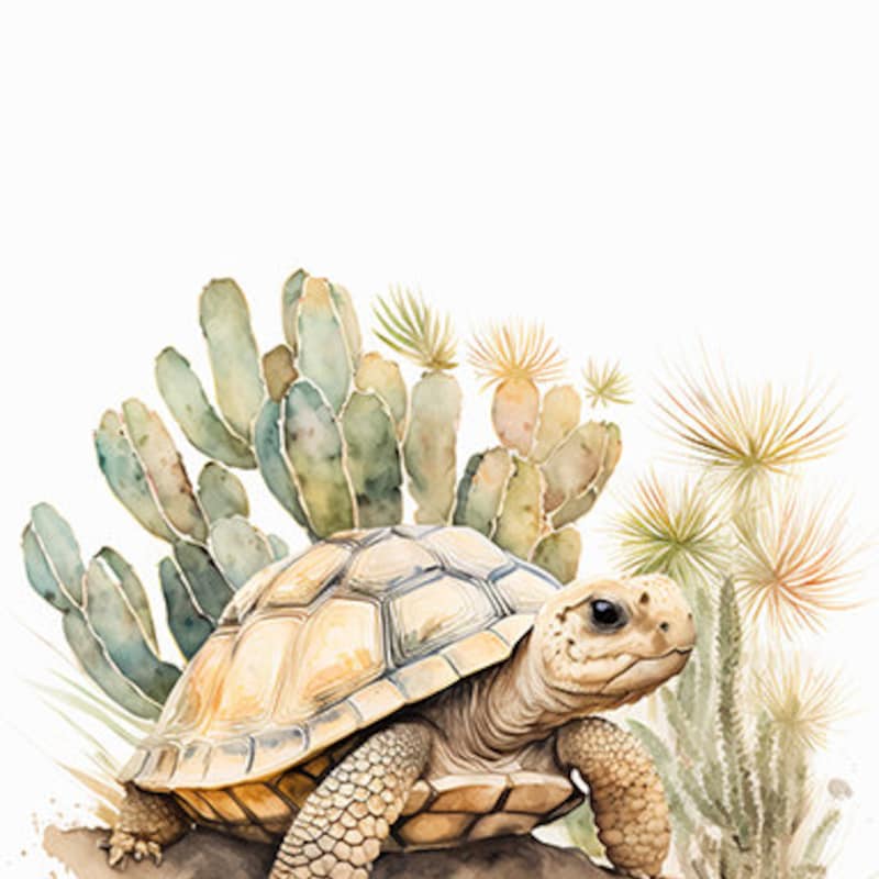 Tortoise Art - Etsy