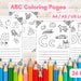 26 Alphabet Coloring Pages Printable 26 Letters Coloring Book for Kids ...