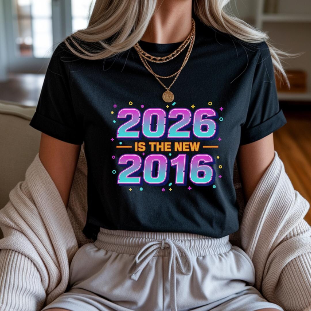 2026 is the New 2016 T-shirt, Retro Graphic Tee - Etsy