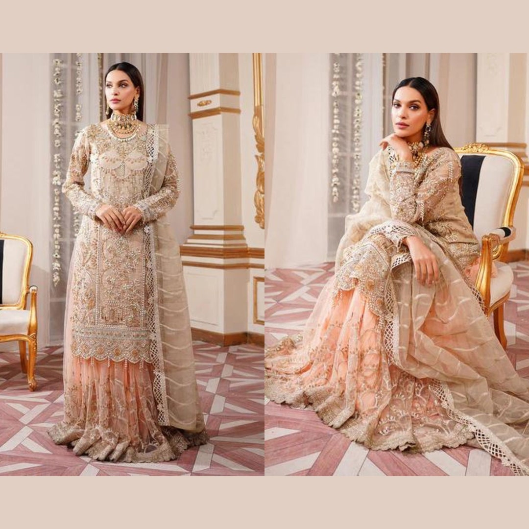 EMILIA GRACE Pakistani Wedding Bridal Maxi/ Lehenga Choli for - Etsy