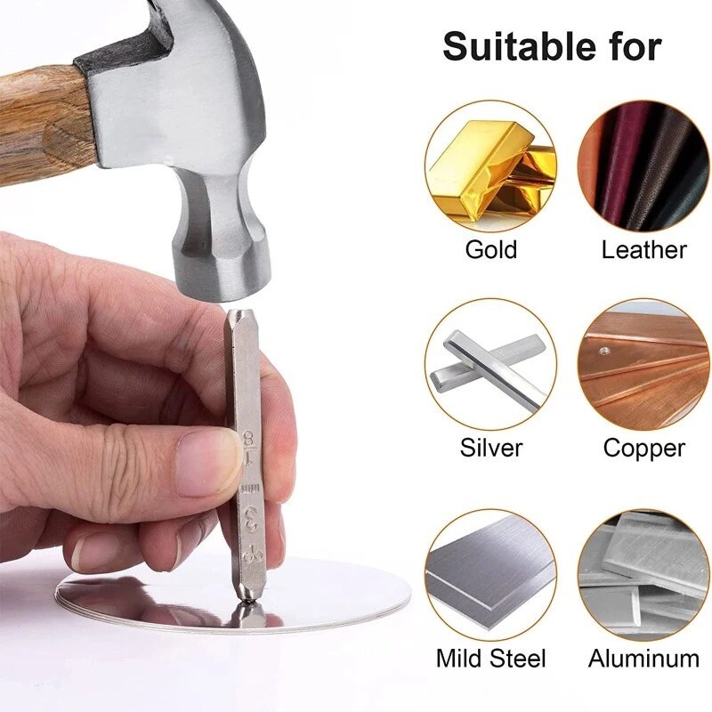 12 Pcs Constellations Design Metal Stamp Set, Pattern Metal Punch Stamp ...