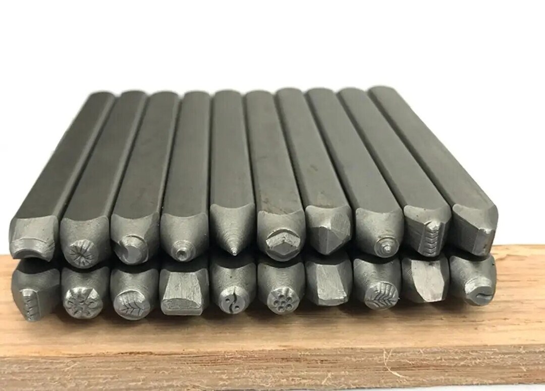 36 Pcs DIY Crafts Tool, Steel Punches, Flower Punch Stamp Set, Jewelry ...