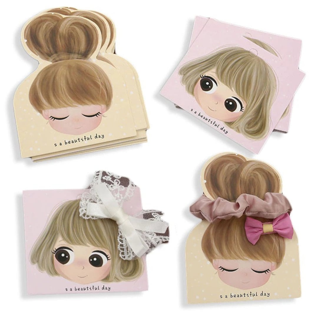 Buy Display Cards for DIY Kid Hair Accessories, 50pcs, Hair Clip ...
