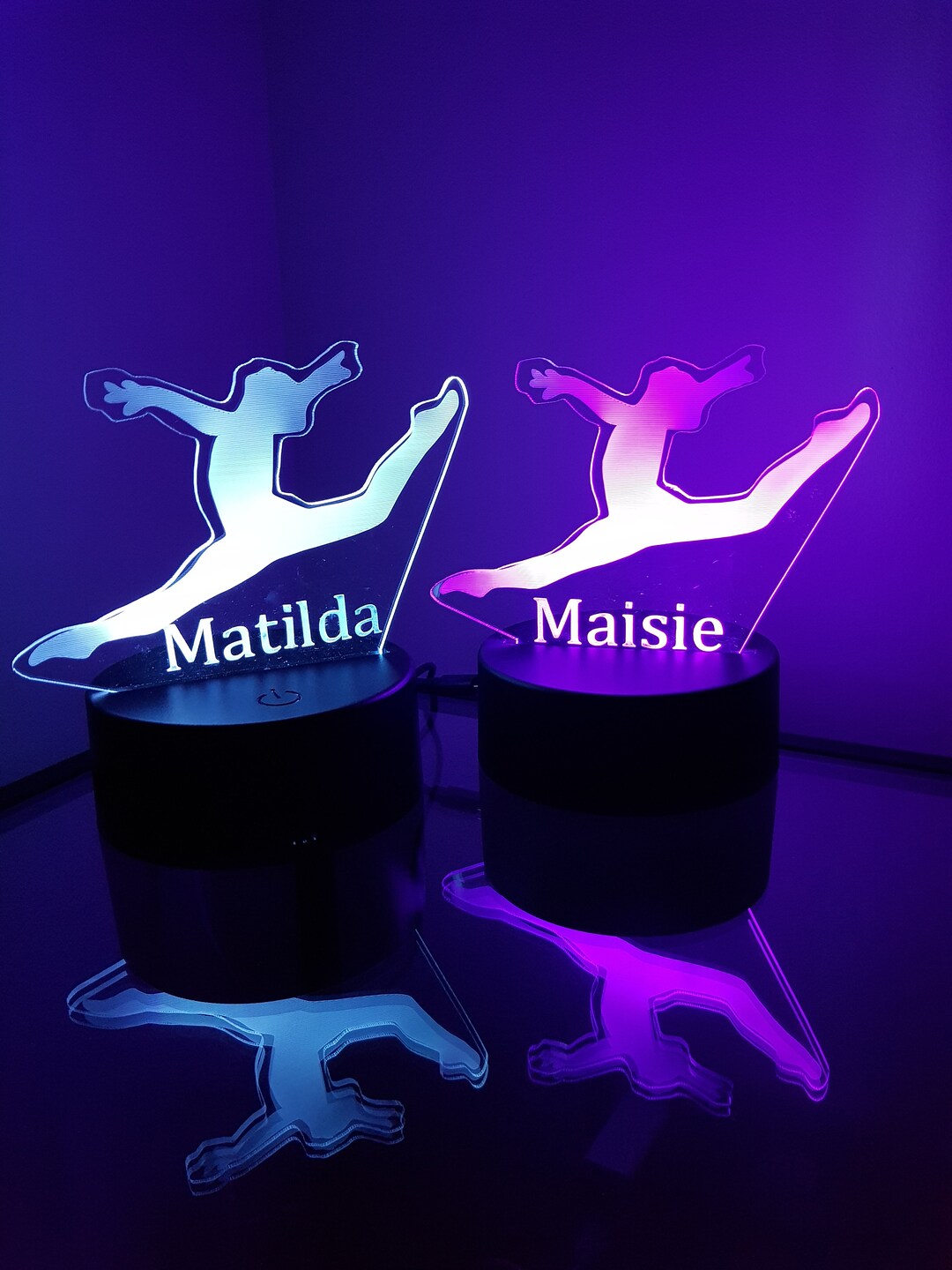 Personalised LED Light,gymnastic Led Light,girl Birthday Gift ...