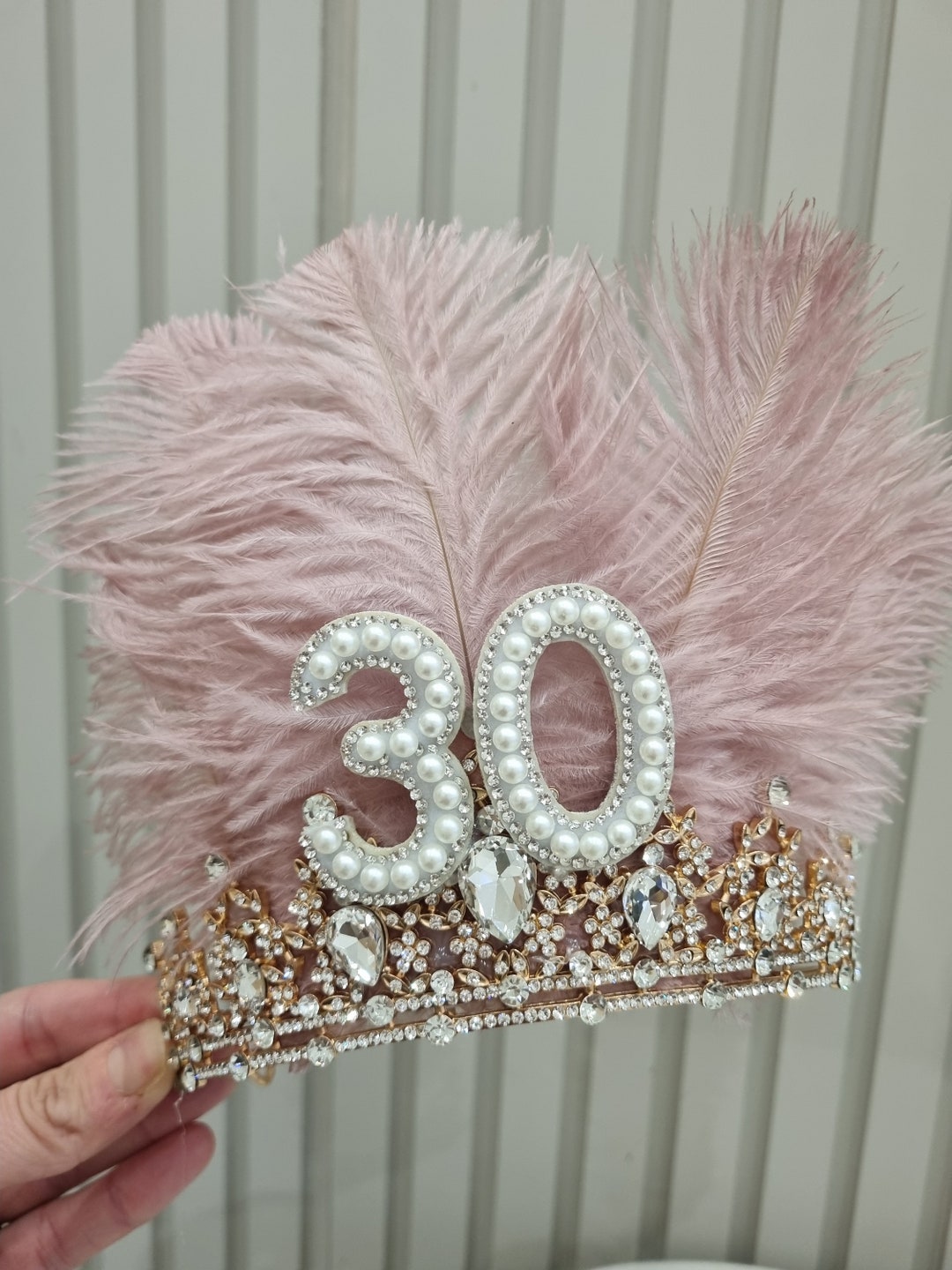 30th,40th,50th,21st,18th Birthday Crown,30th Headband, 40th Headband ...
