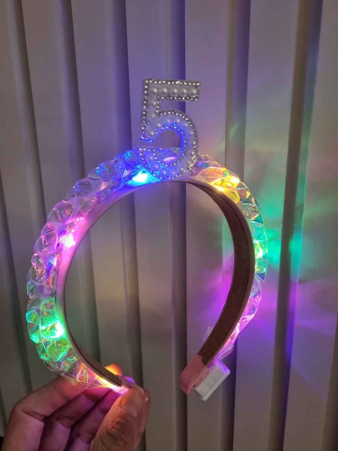 Girls Birthday Headband,light up Birthday Headband, 3 4 5,6,7th ...