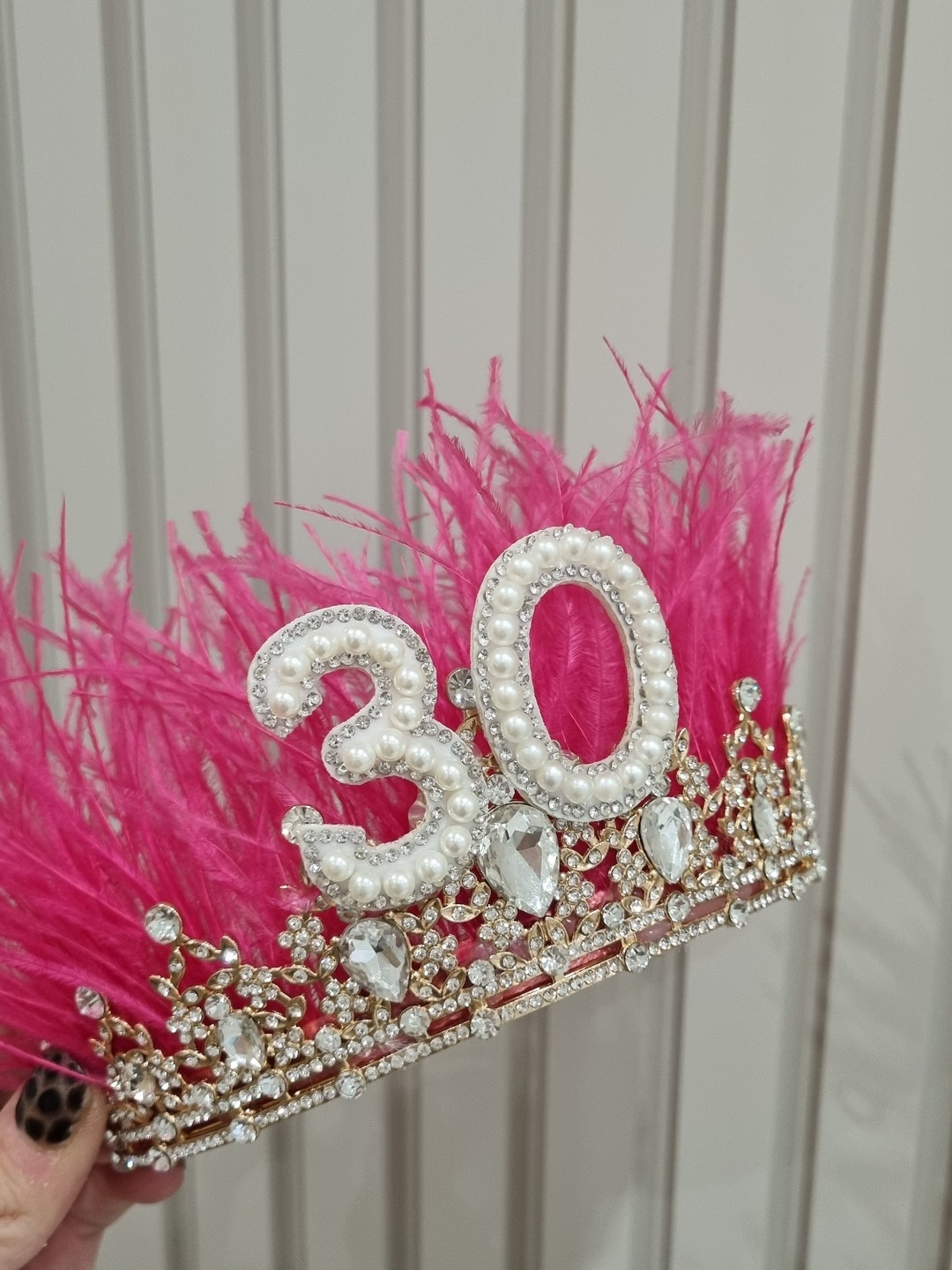 30th,40th,50th,21st,18th Birthday Crown,30th Headband, 40th Headband ...