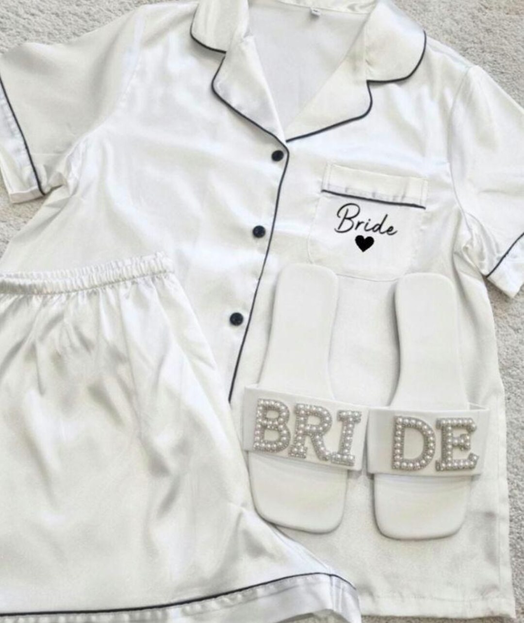 Personalised Pyjamas, Wedding Pyjamas, Bridal Shower Pyjamas, Bride ...