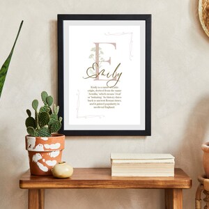 Personalized Kids' Room Posters - Customizable With Initial, Name, and ...