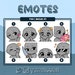 Emote YCH / Base Pack 01 8 Bases to Draw Your Own Emotes On - Etsy