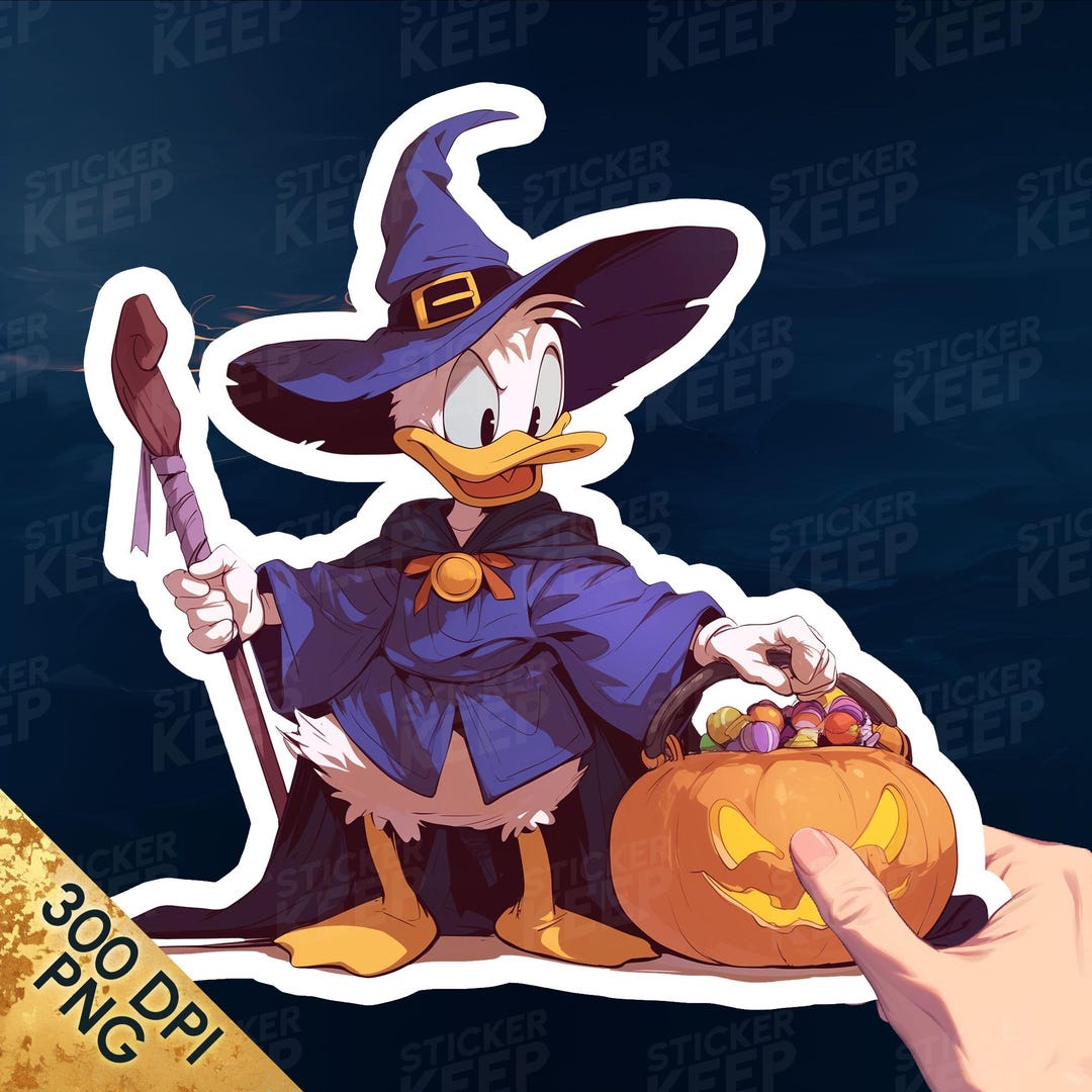 Donald Sticker, Digital File, PNG, Sticker for Merch, T-shirt, Tumblers ...